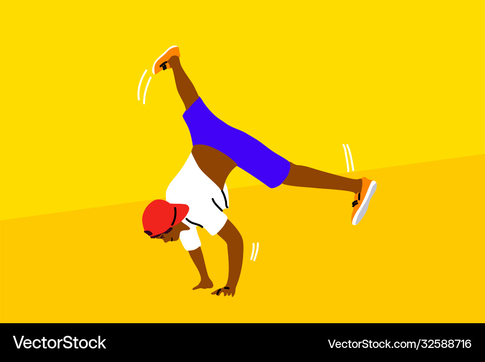 Dance hip hop sport competition performance Vector Image