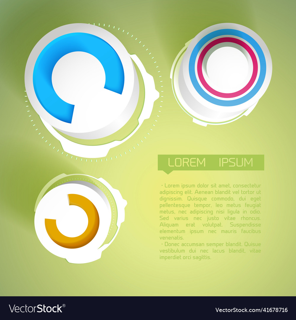 Geometric objects composition Royalty Free Vector Image