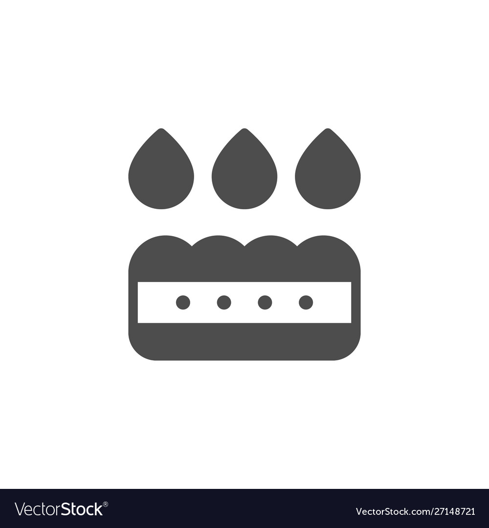 Absorption icon or absorbent concept Royalty Free Vector