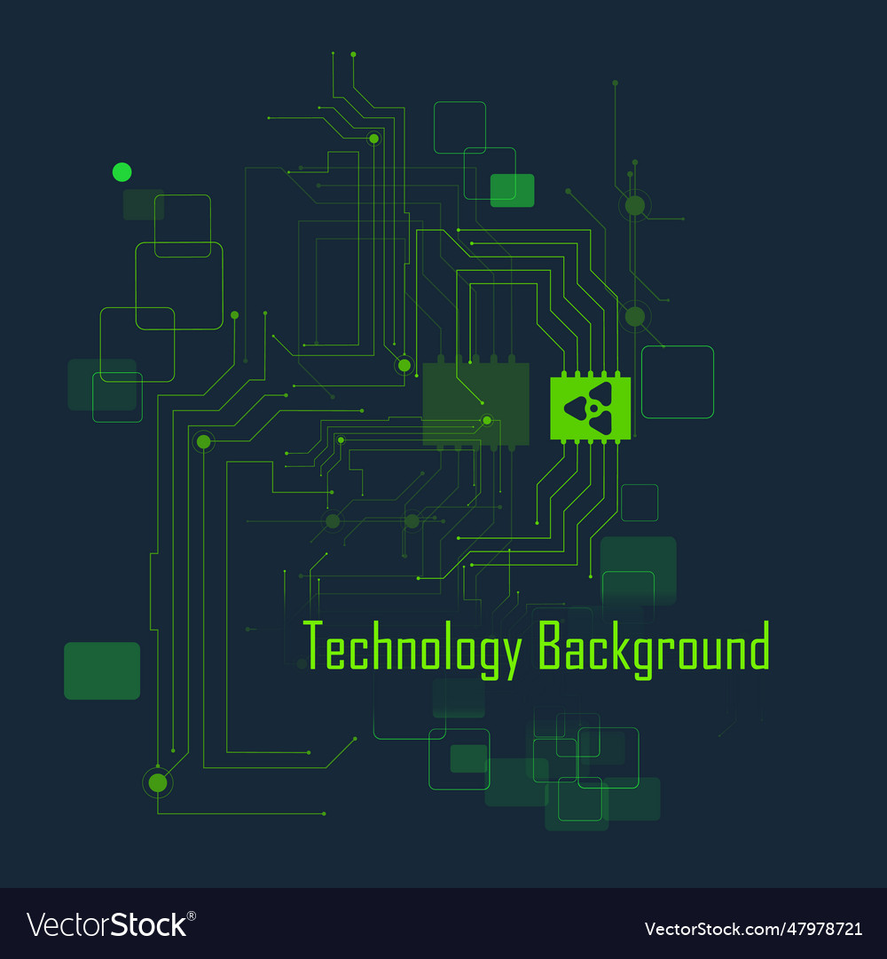 Abstract technology Royalty Free Vector Image - VectorStock