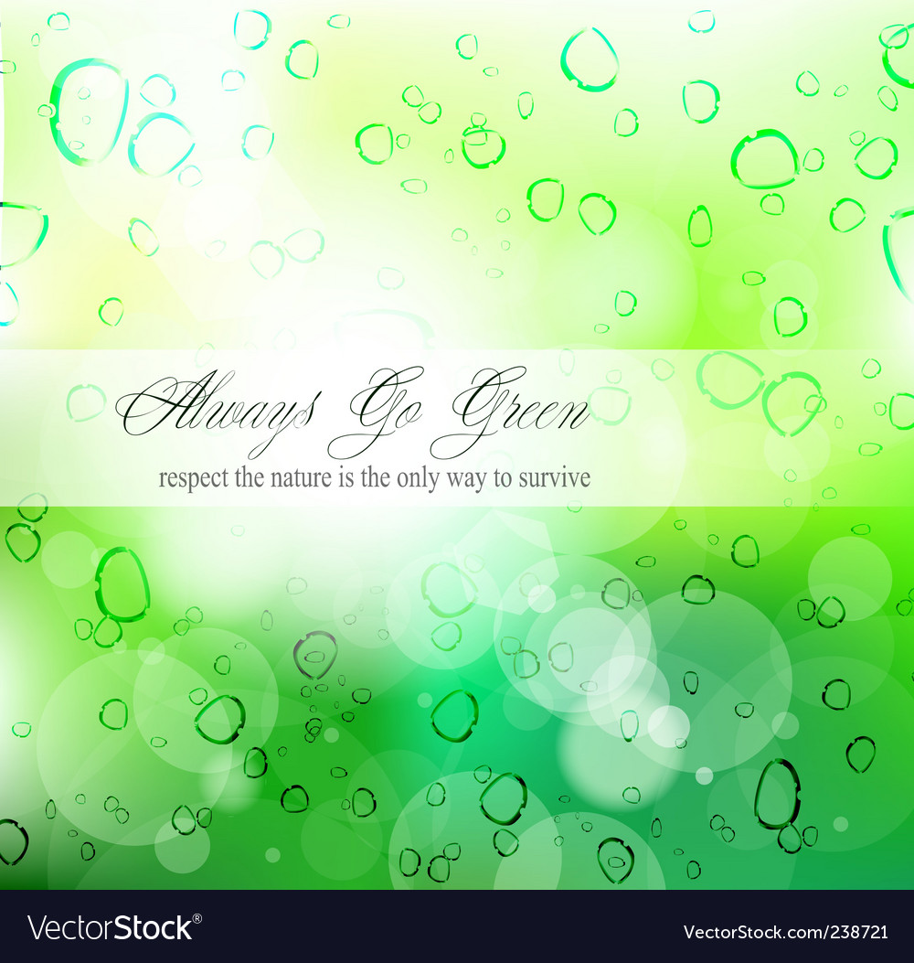 Environmental cover Royalty Free Vector Image - VectorStock
