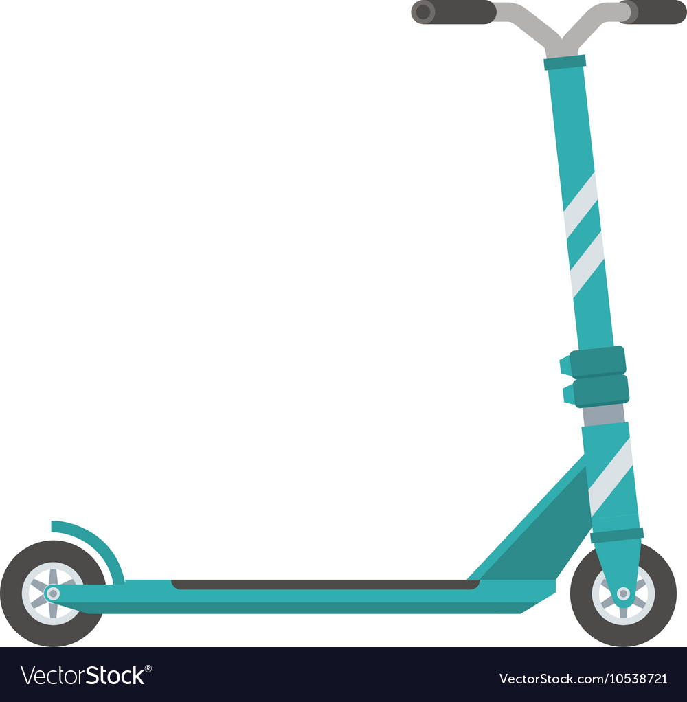 Push scooter Royalty Free Vector Image - VectorStock