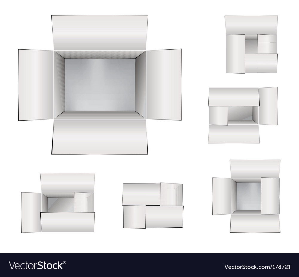 Shipping cartons Royalty Free Vector Image - VectorStock