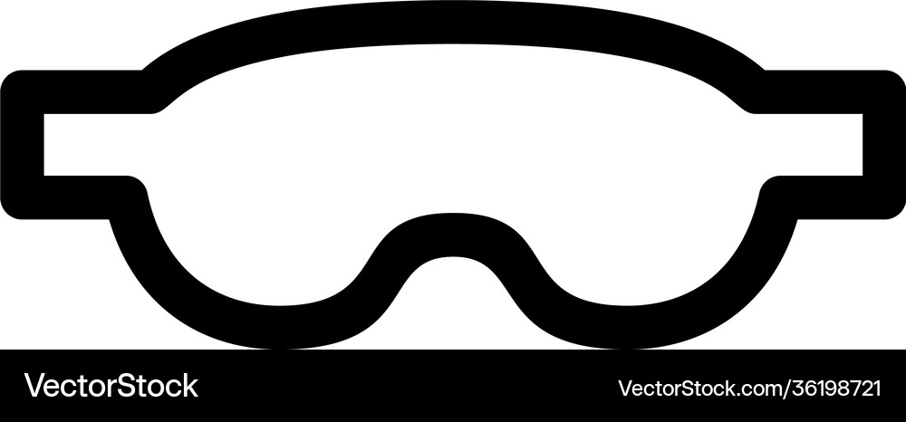 Sleep mask icon or logo isolated sign symbol Vector Image