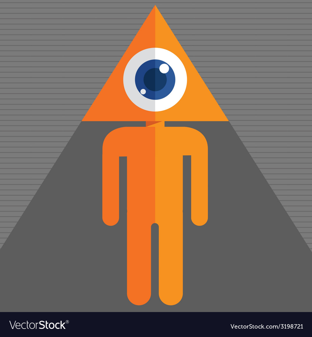 Triangleeye Royalty Free Vector Image - VectorStock