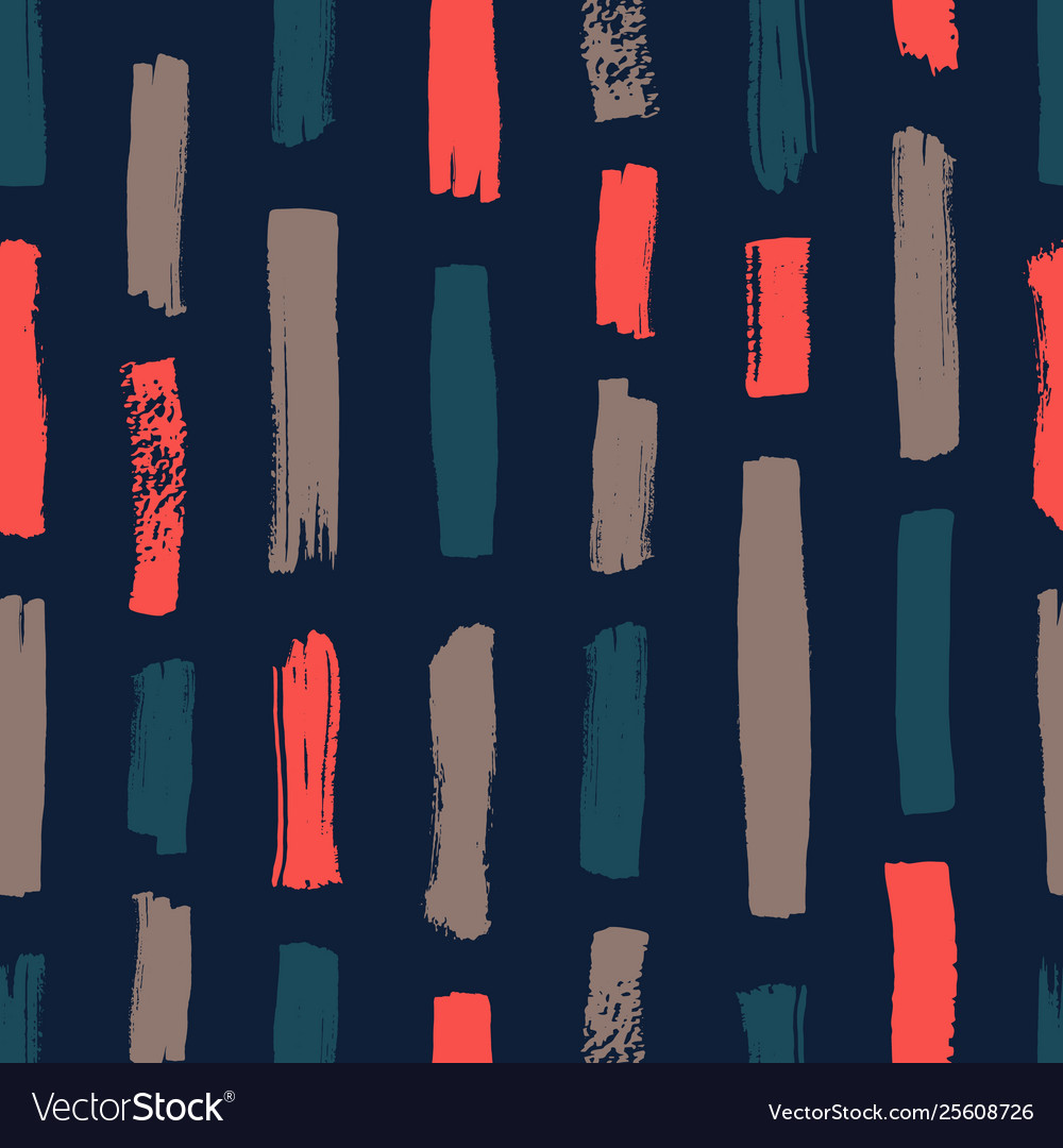 Abstract Paint Strokes Pattern Royalty Free Vector Image
