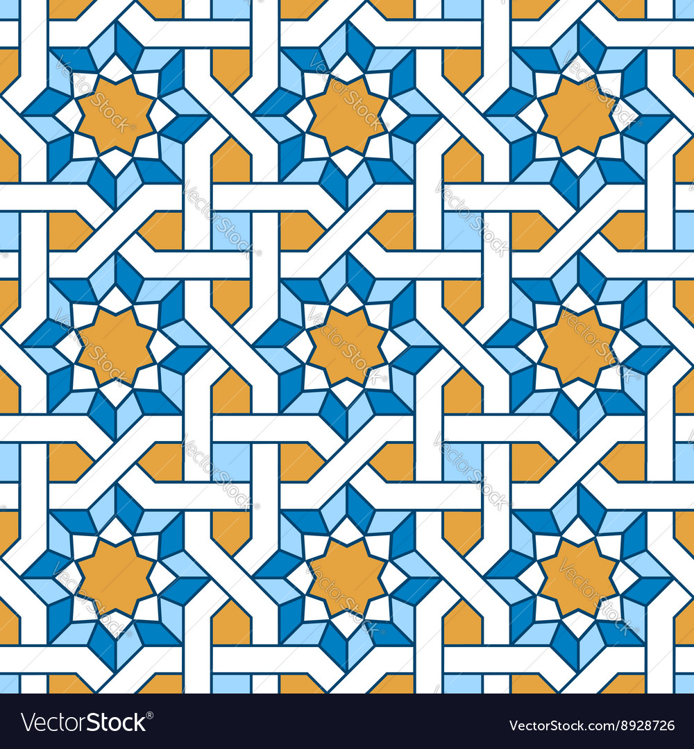 Arabic pattern Royalty Free Vector Image - VectorStock