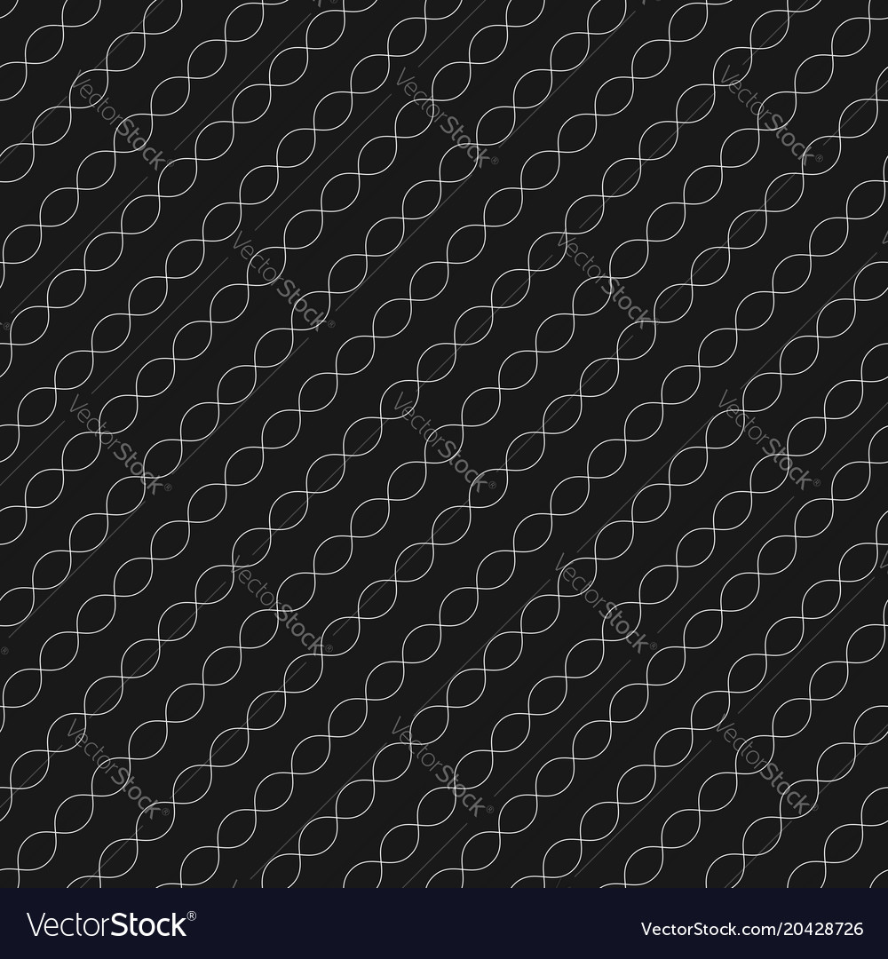 Diagonal wavy lines seamless pattern thin curved Vector Image Diagonal wavy lines seamless pattern thin curved Vector Image