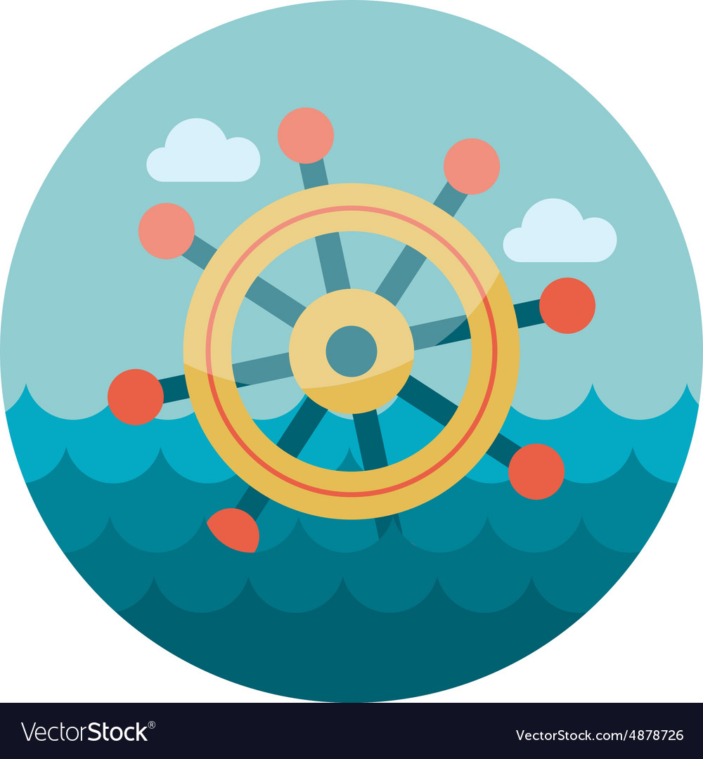 Helm flat icon Royalty Free Vector Image - VectorStock