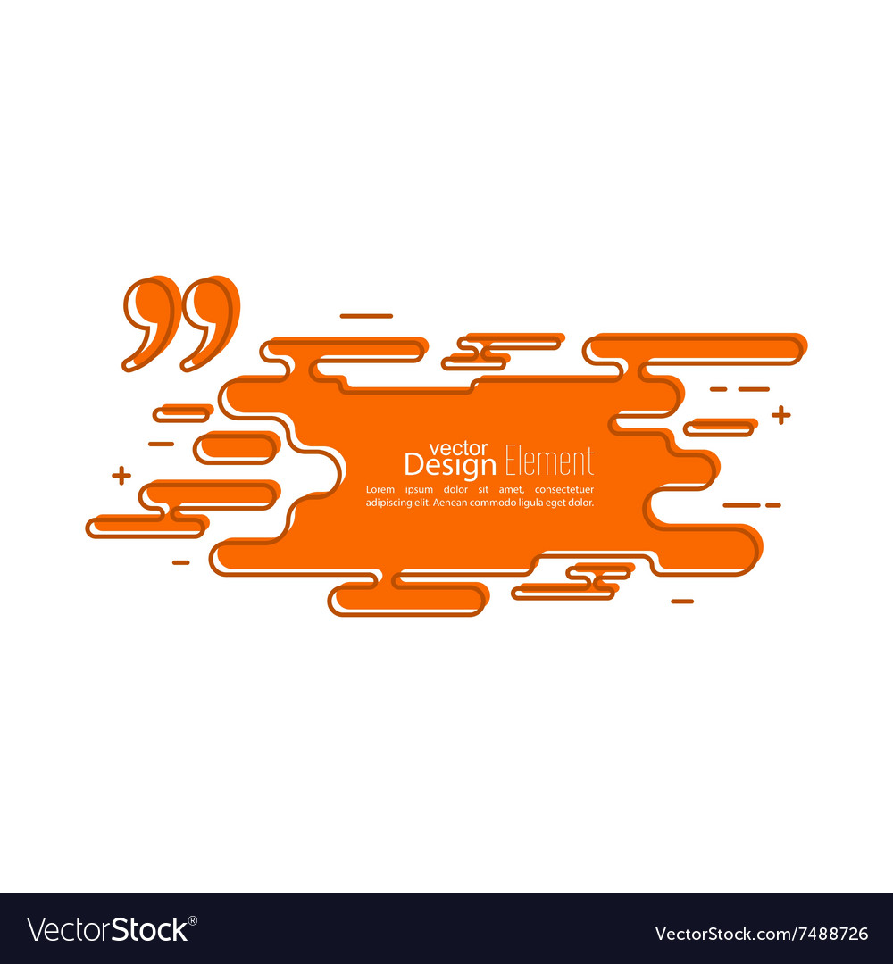 Quotation mark speech bubble Royalty Free Vector Image