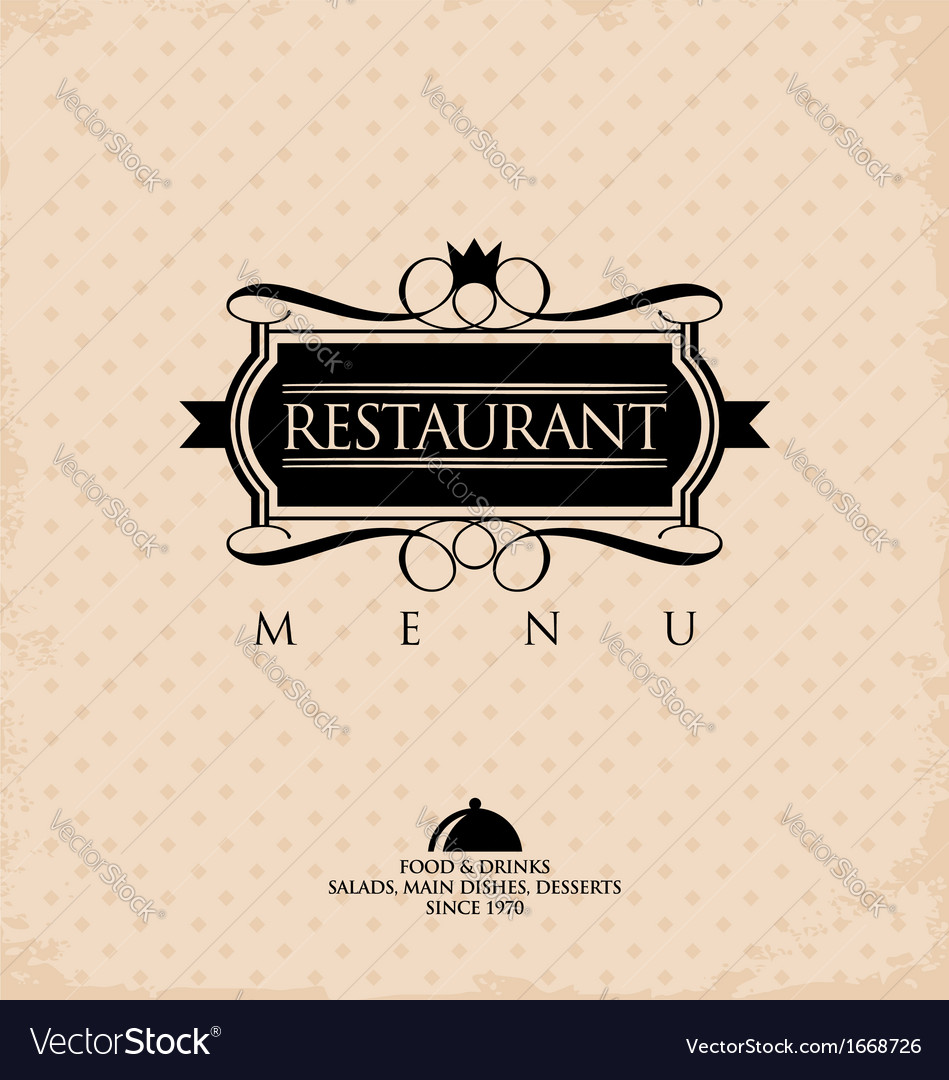 Restaurant menu Royalty Free Vector Image - VectorStock