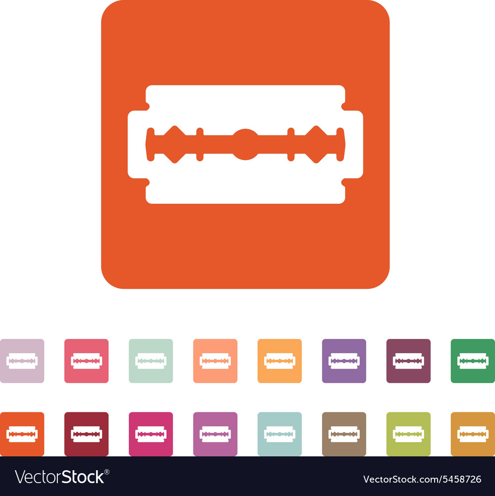 The blade razor icon Shaver symbol Flat Royalty Free Vector The blade razor icon Shaver symbol Flat Royalty Free Vector