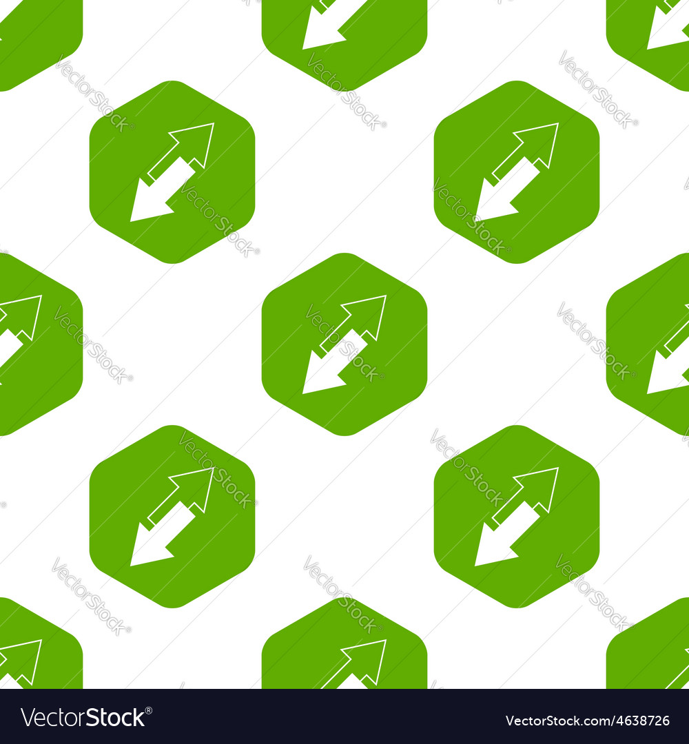 Tilted opposite arrows pattern Royalty Free Vector Image