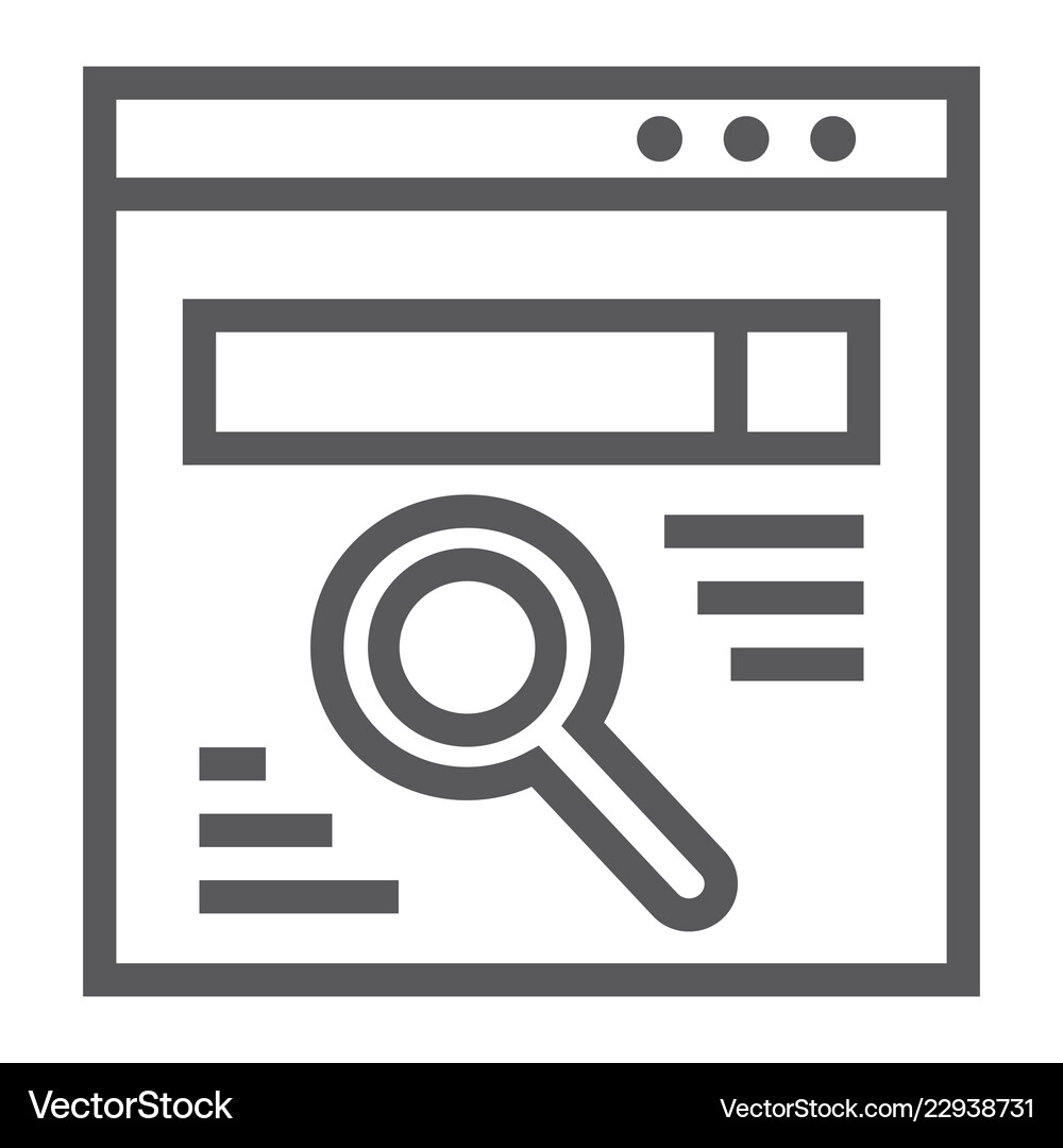 Webpage Browser Icon Royalty Free Vector Image
