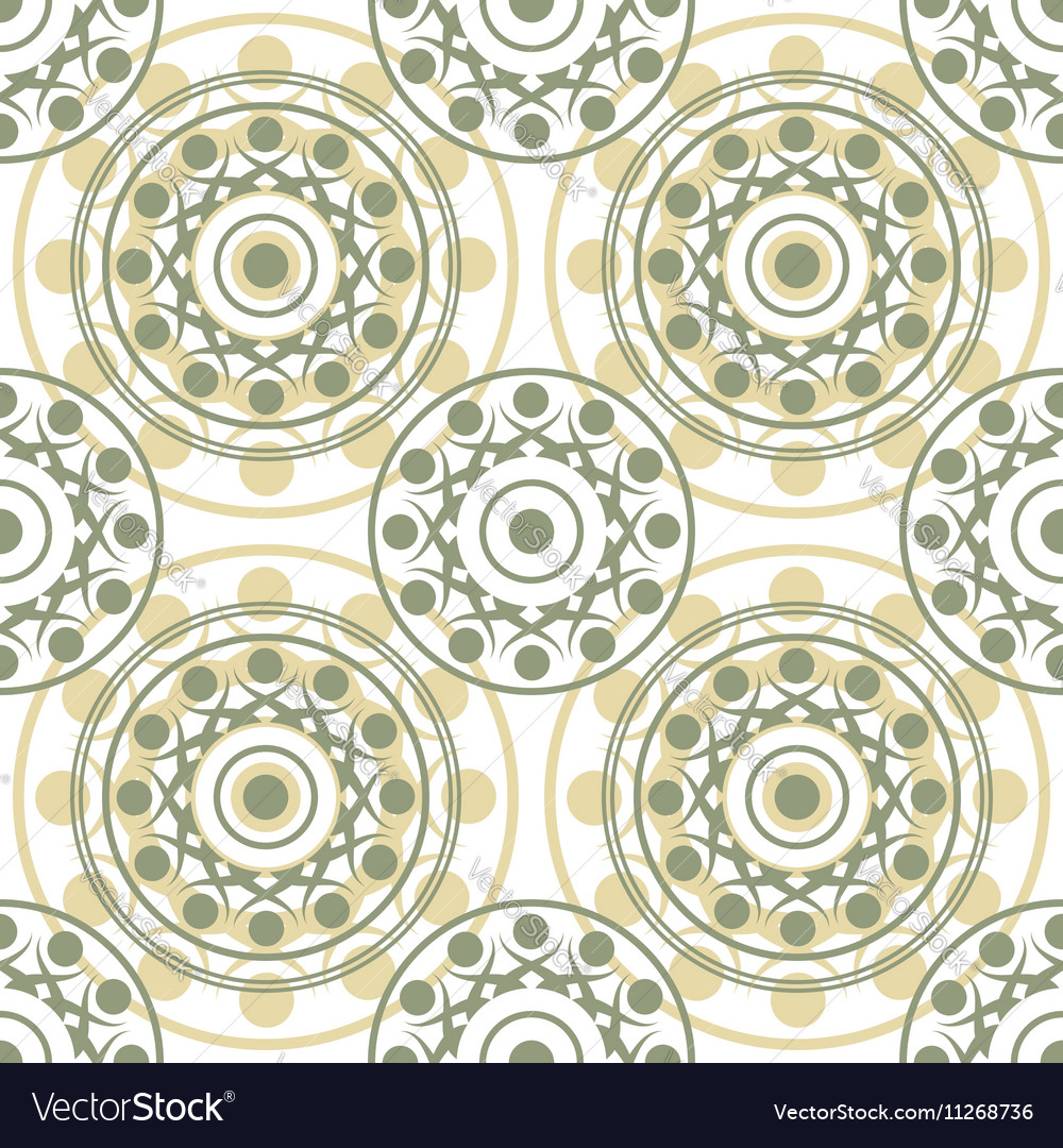 Circles seamless pattern Royalty Free Vector Image