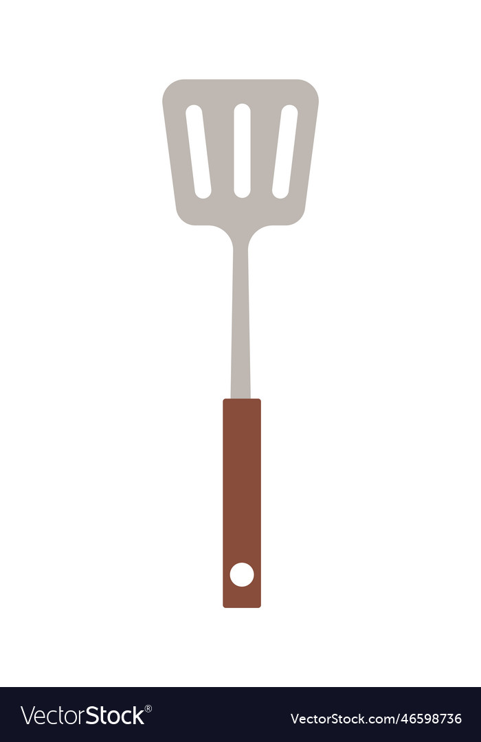 Grilling spatula kitchenware Royalty Free Vector Image