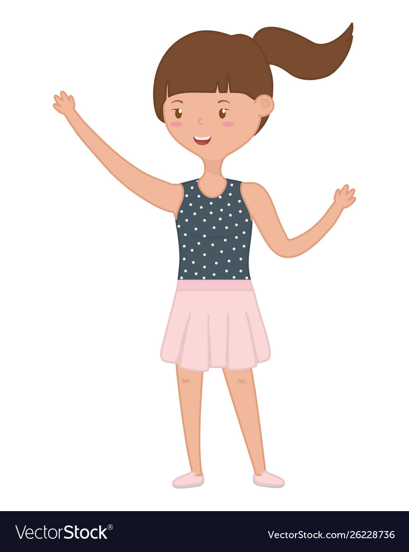 Teenager girl cartoon design Royalty Free Vector Image Teenager girl cartoon design Royalty Free Vector Image