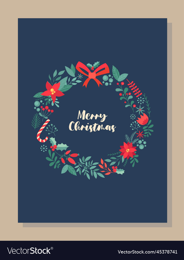 Christmas pattern card Royalty Free Vector Image