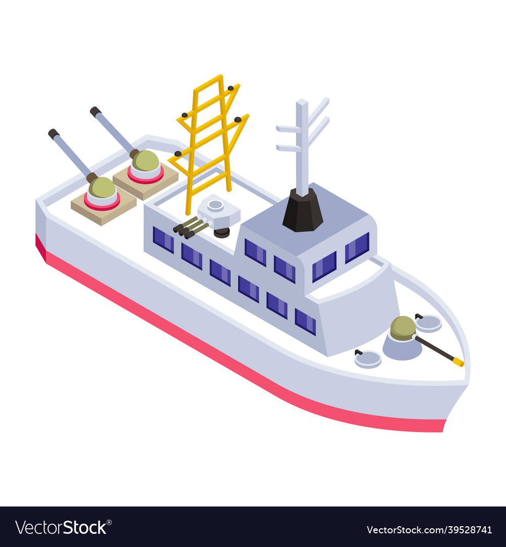 Frigates ship Royalty Free Vector Image - VectorStock