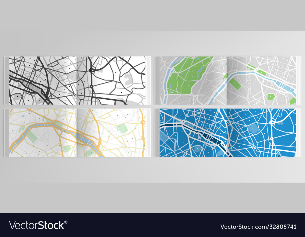 Layouts horizontal presentation design Royalty Free Vector