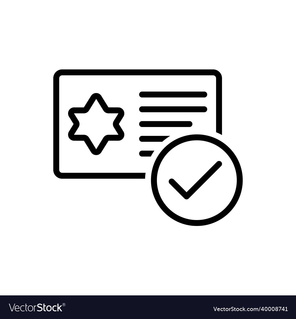 Qualification Royalty Free Vector Image - VectorStock