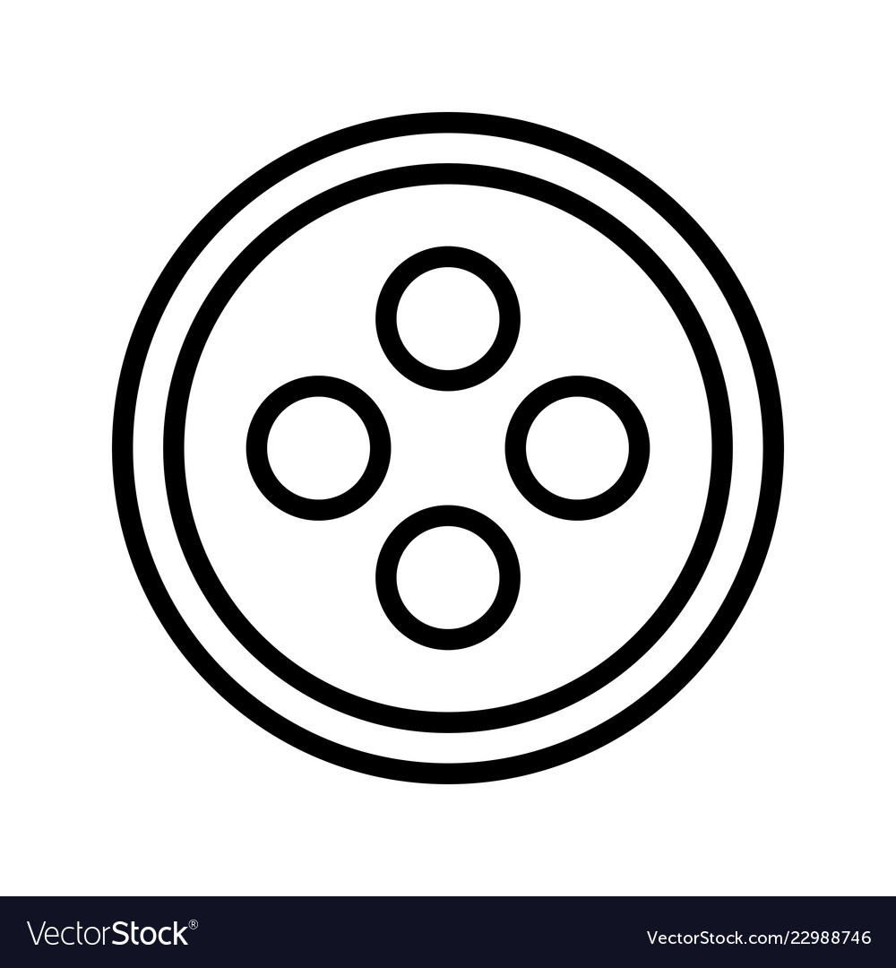 Button icon Royalty Free Vector Image - VectorStock