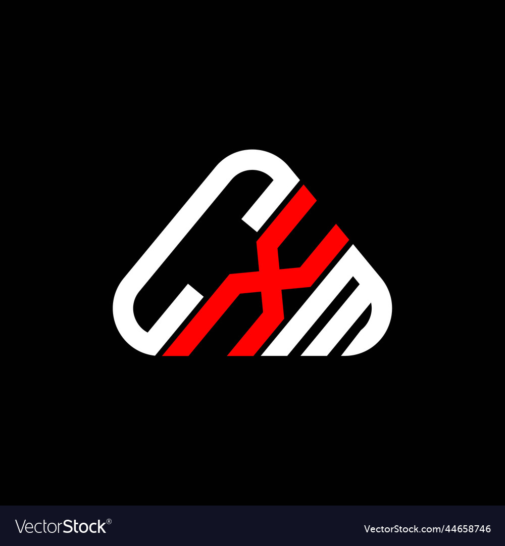 Cwm Letter Logo Creative Design With Graphic Vector Image