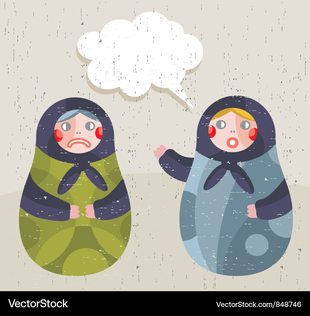 Matryoshka Dolls Royalty Free Vector Image - VectorStock