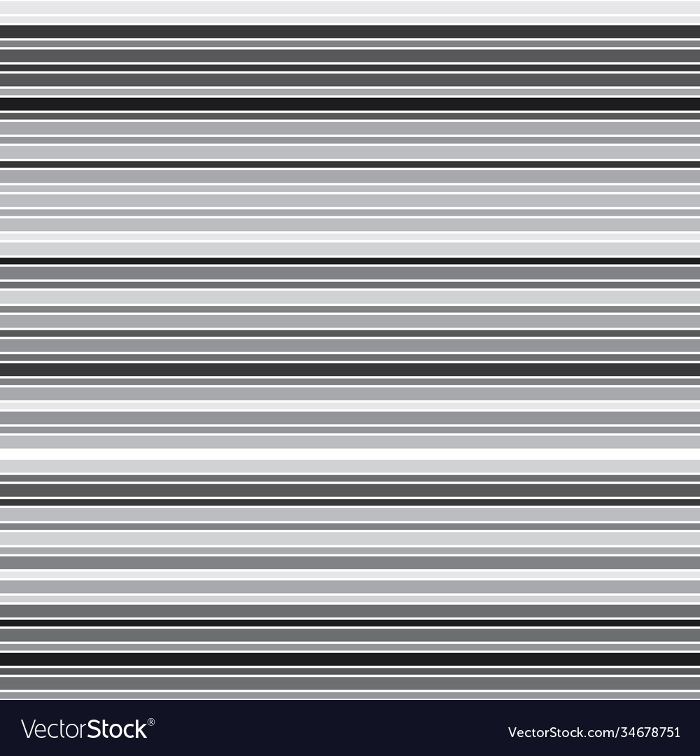 Seamless pattern with horizontal gray lines Vector Image