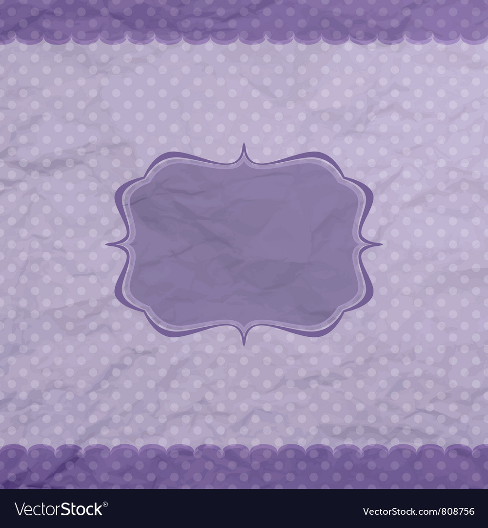 Vintage pattern frame Royalty Free Vector Image