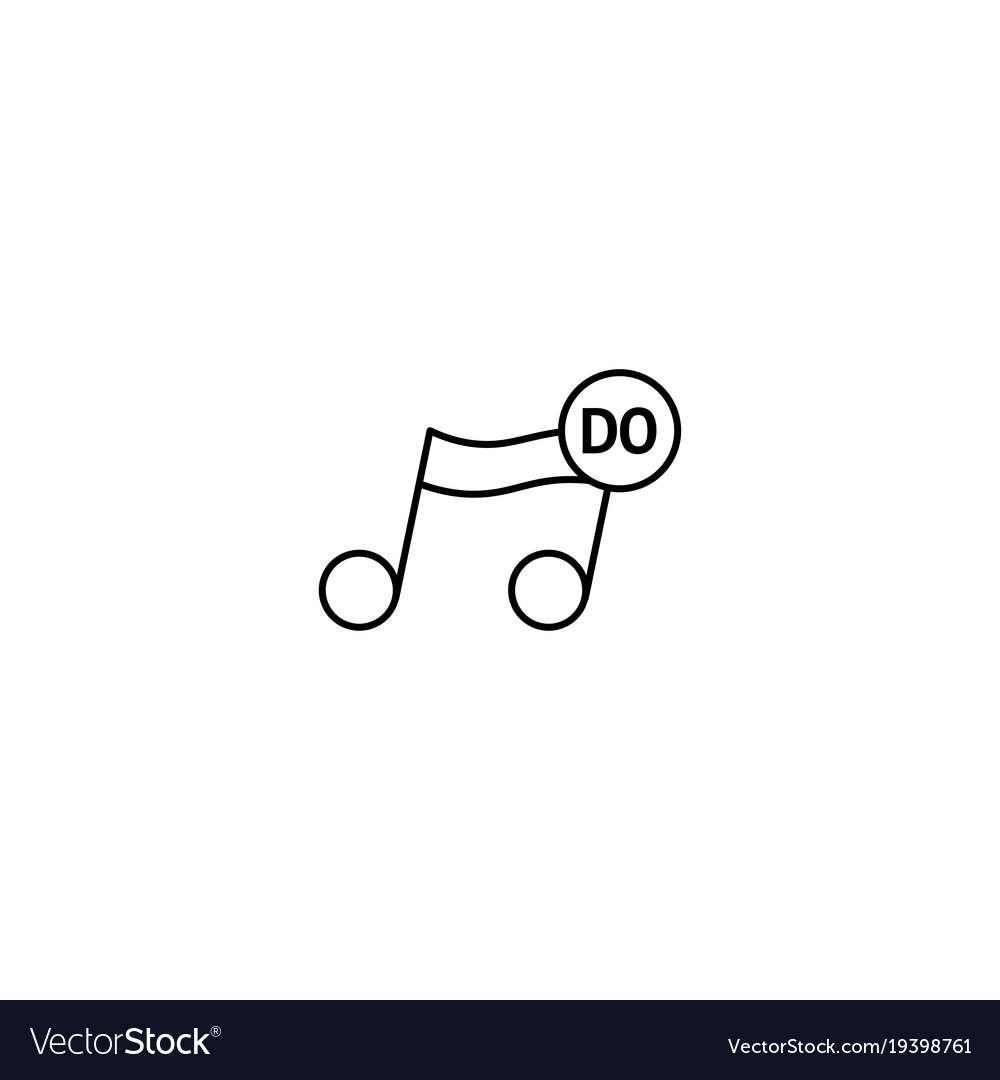 Do note icon Royalty Free Vector Image - VectorStock