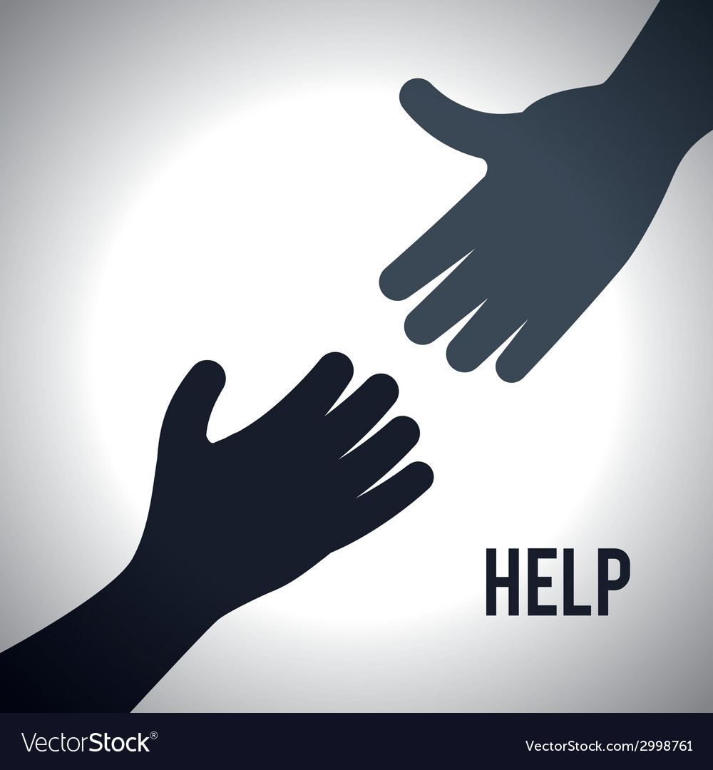 Help design Royalty Free Vector Image - VectorStock