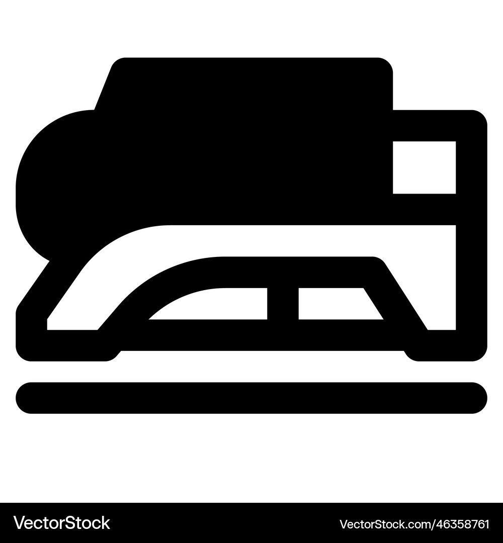 Steam train a locomotive powered by Royalty Free Vector