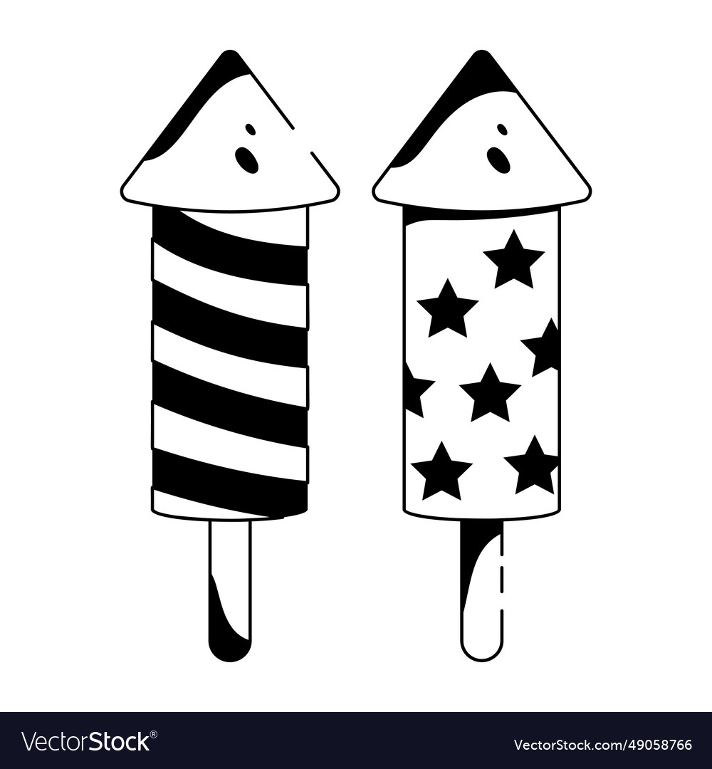 Firecrackers Royalty Free Vector Image - VectorStock