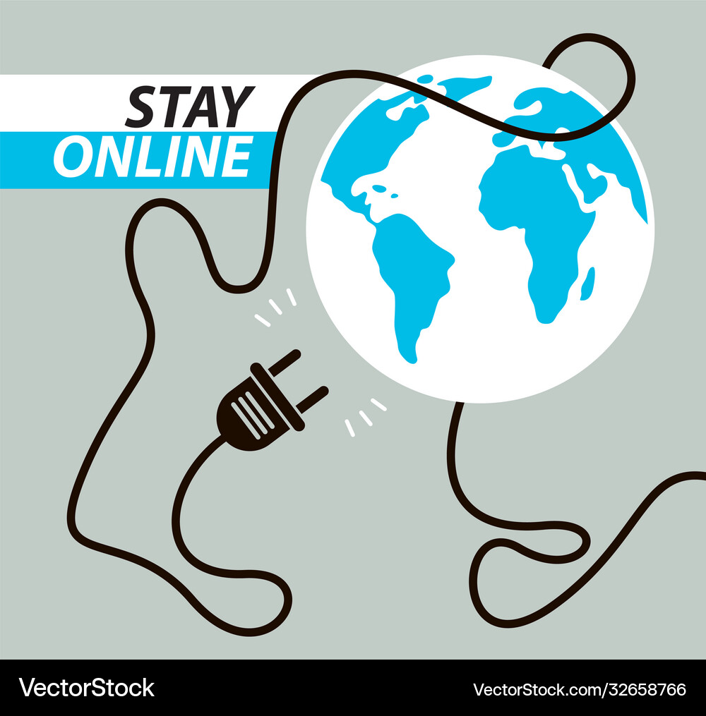 No internet connection concept poster or banner Vector Image