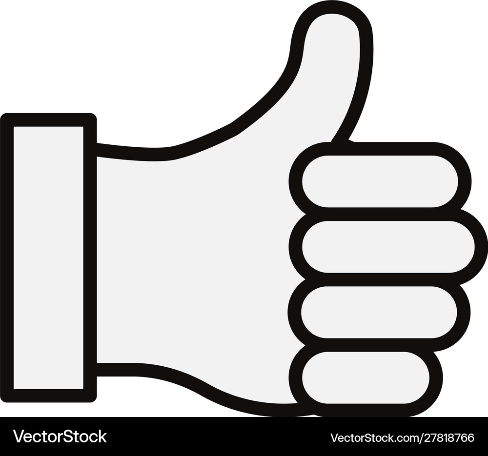 Social media like icon design Royalty Free Vector Image