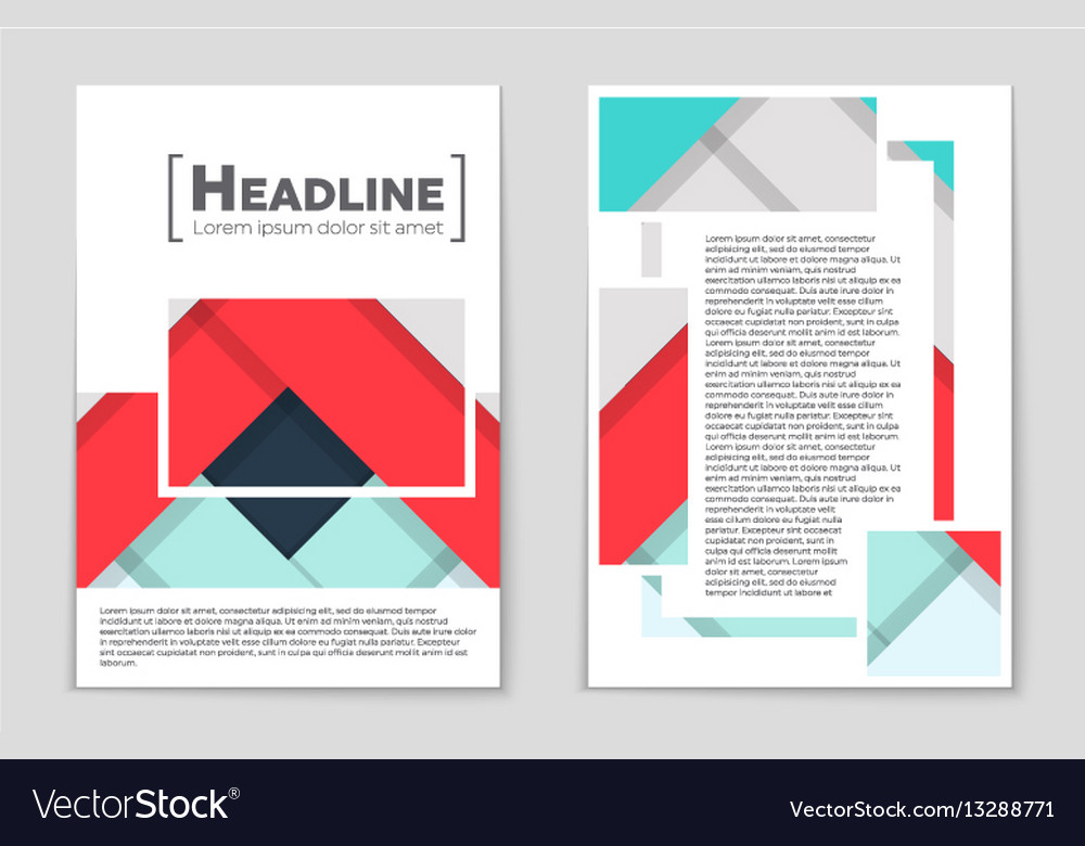 Abstract layout background set for art Royalty Free Vector