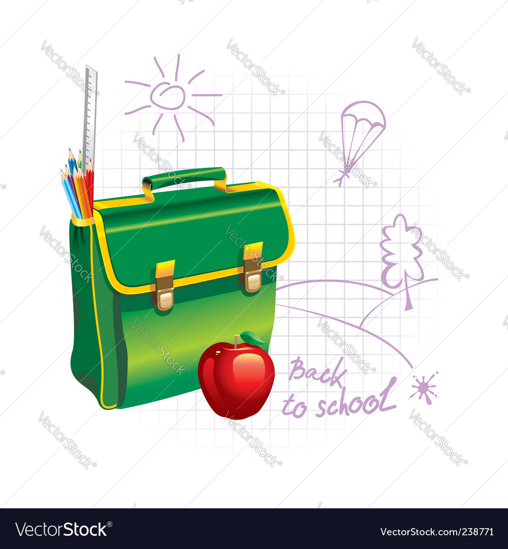 Back to school Royalty Free Vector Image - VectorStock