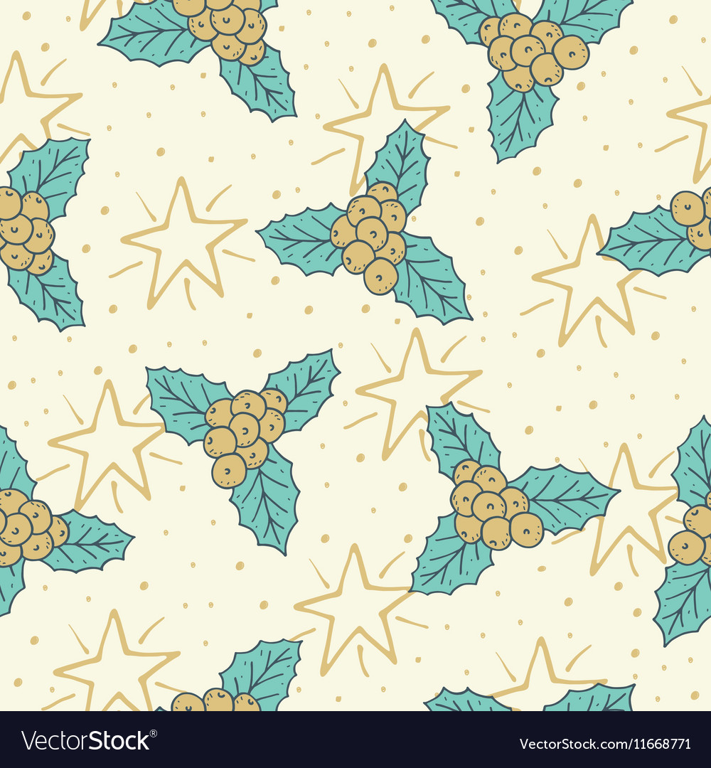 Christmas seamless pattern background Royalty Free Vector