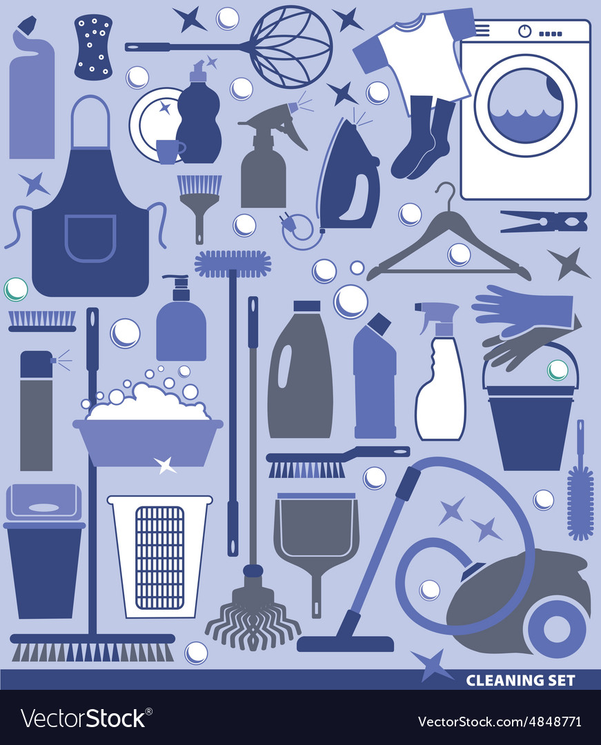 Cleaning background Royalty Free Vector Image - VectorStock