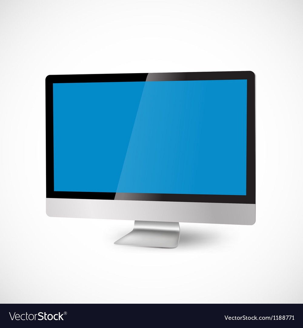 Computer display Royalty Free Vector Image - VectorStock