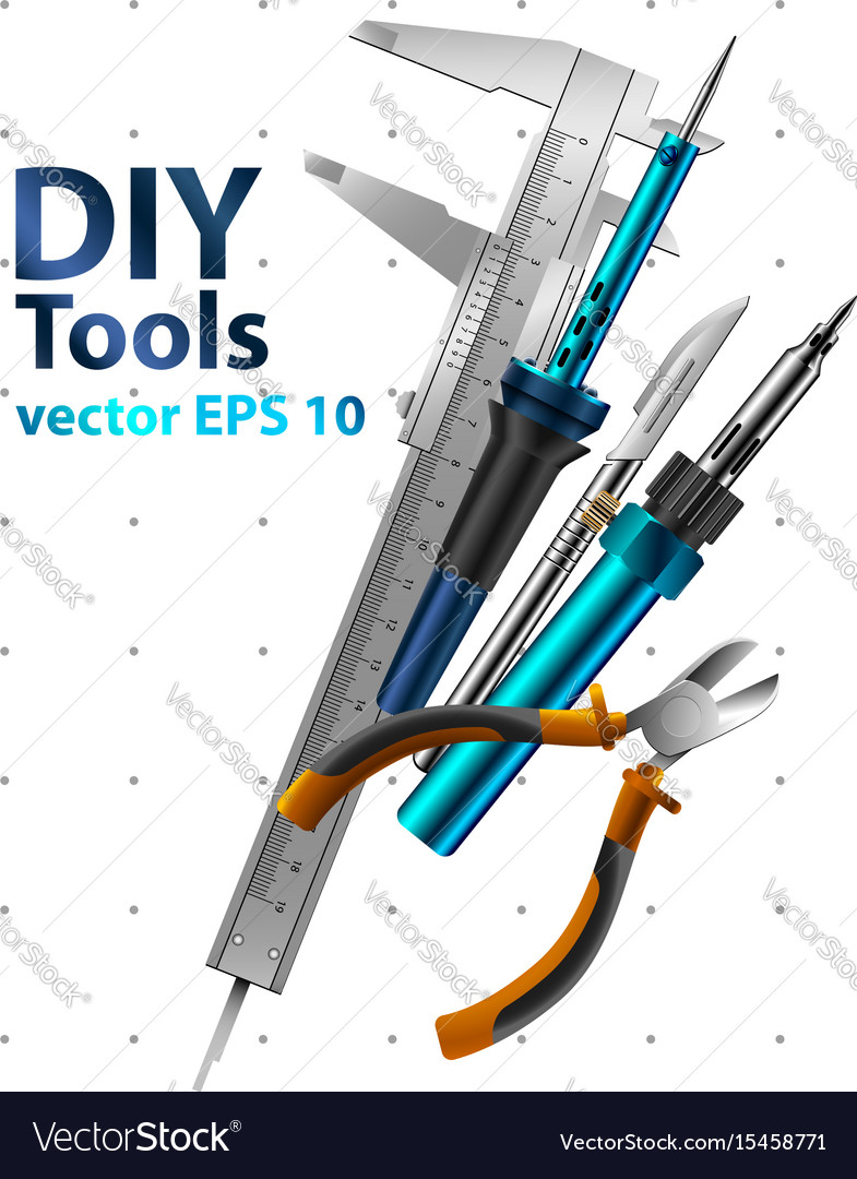 Diy tools Royalty Free Vector Image - VectorStock