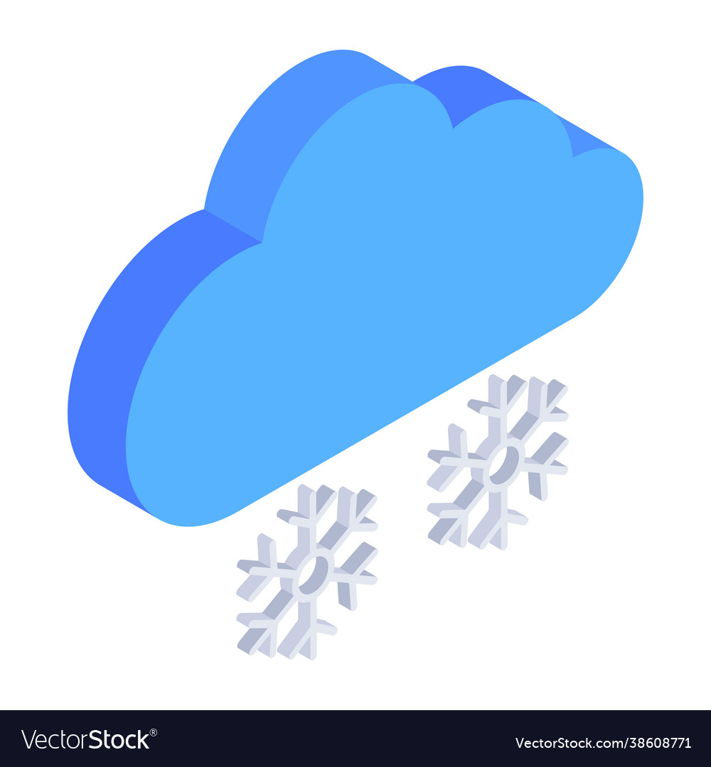 Snowfall Royalty Free Vector Image - VectorStock