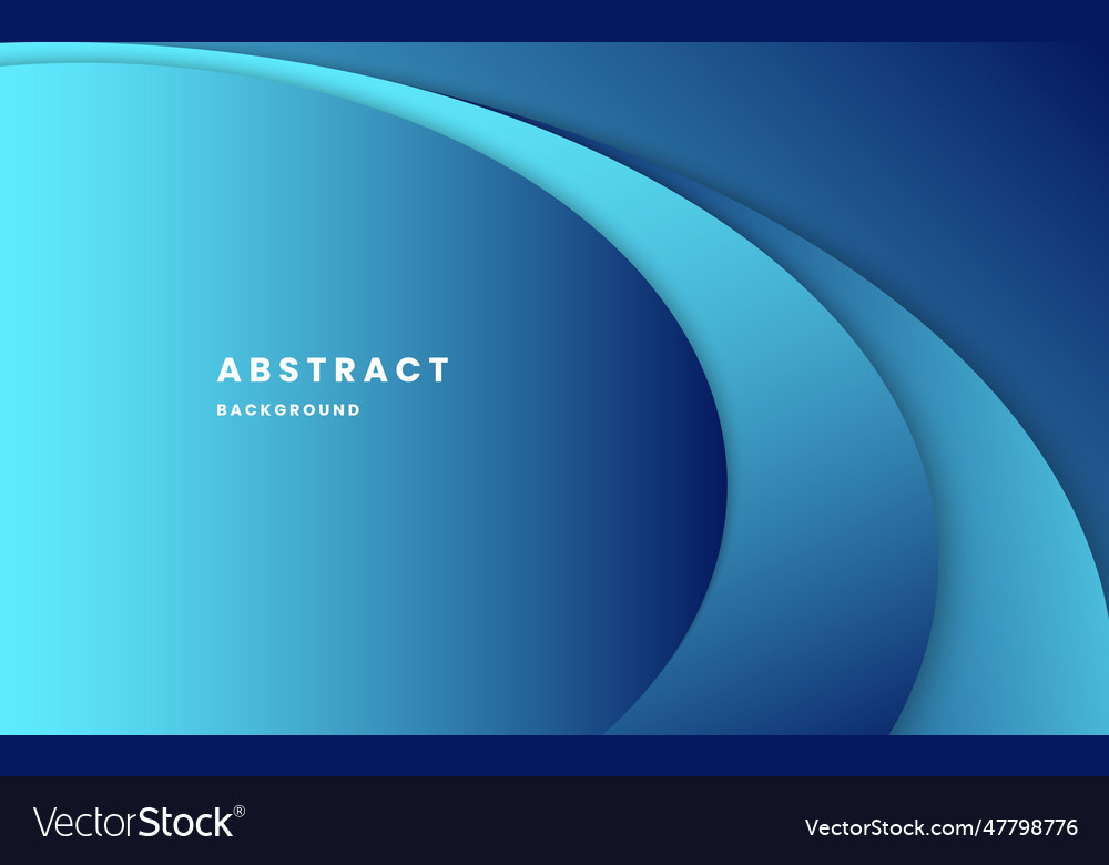 Blue gradient background dynamic wavy light Vector Image