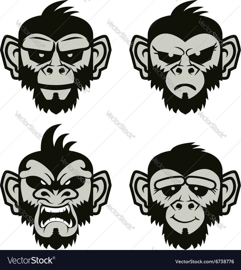 Monkeys Royalty Free Vector Image - VectorStock