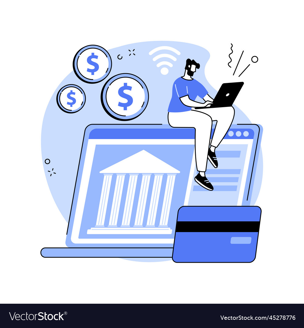 Open banking platform abstract concept Royalty Free Vector Open banking platform abstract concept Royalty Free Vector