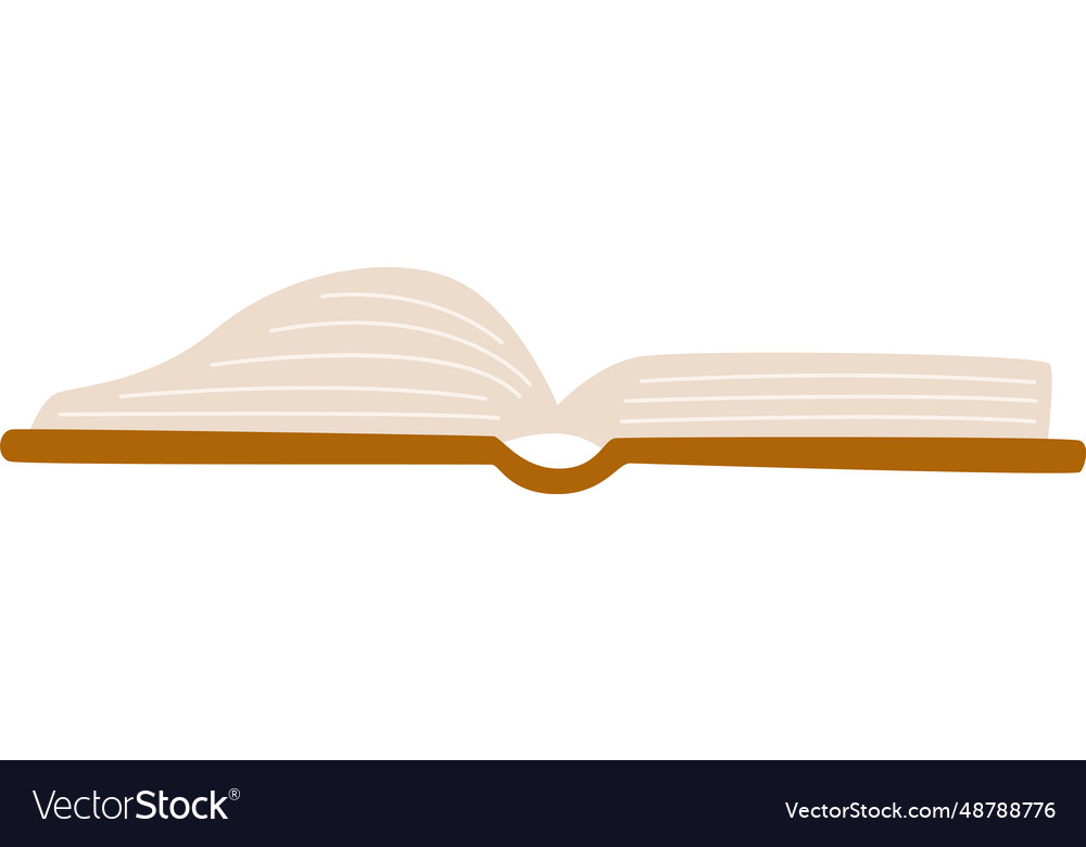 Opened book literature Royalty Free Vector Image