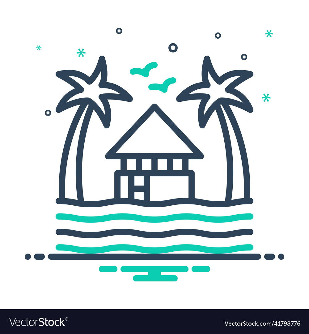 Resorts Royalty Free Vector Image - VectorStock