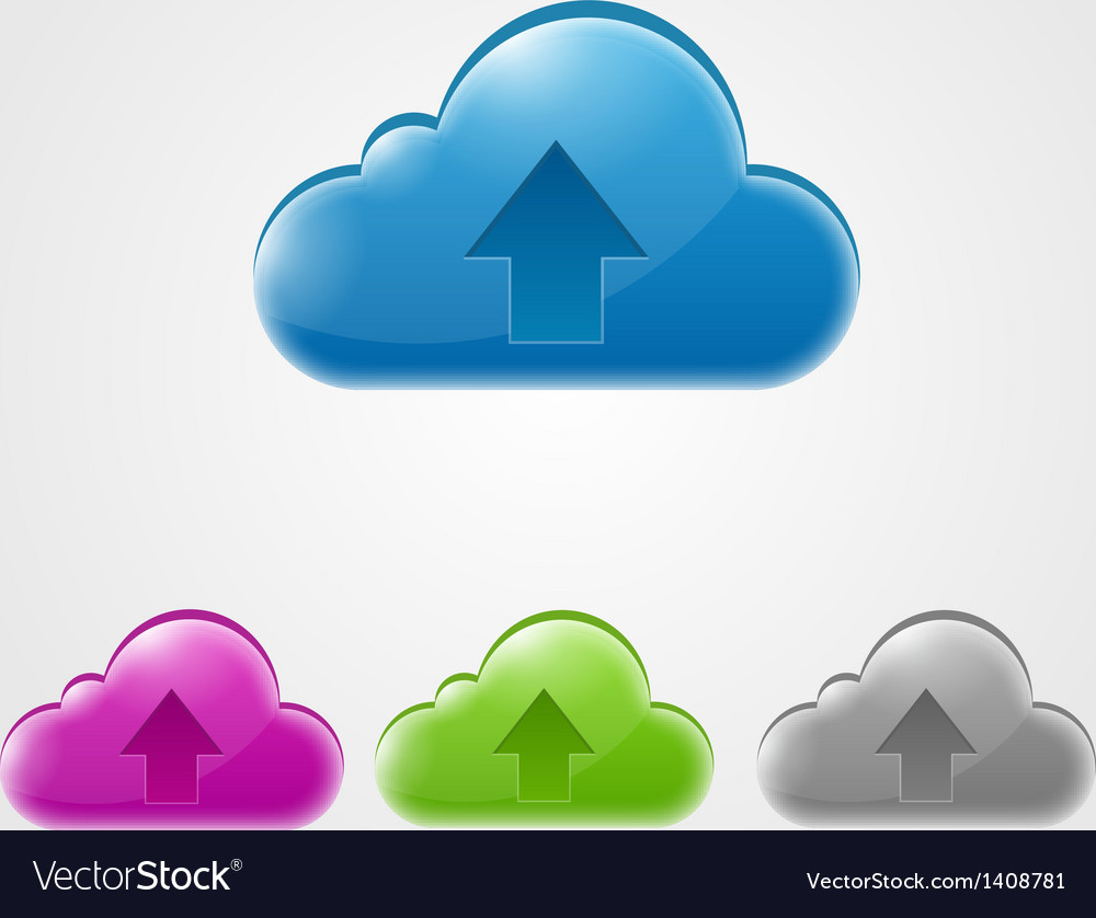 Cloud icon Royalty Free Vector Image - VectorStock