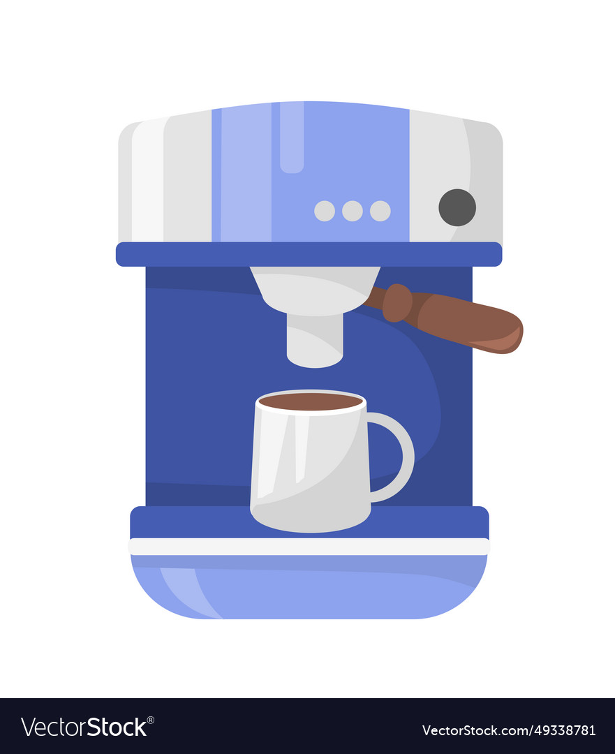 Coffee maker concept Royalty Free Vector Image